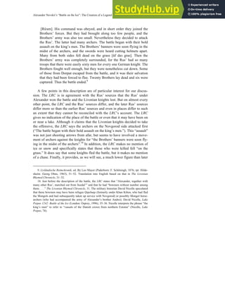 Alexander Nevskii S Quot Battle On The Ice Quot The Creation Of A ...