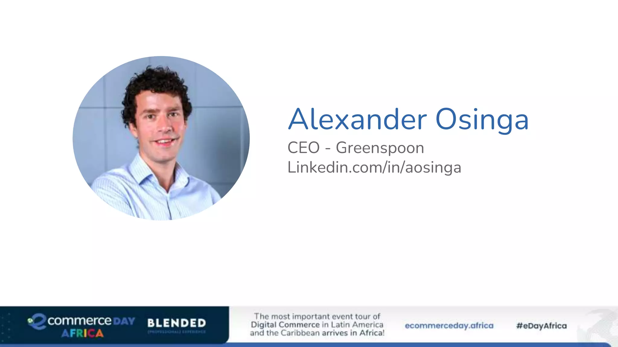 Alexander Osinga - eCommerce Day Africa Blended [Professional ...