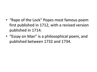 Introduction to a poet Alexander pope.pptx