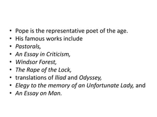 Introduction to a poet Alexander pope.pptx