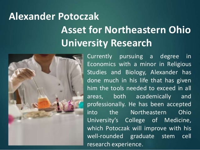 Alexander Potoczak - An Exemplary Ohio Student