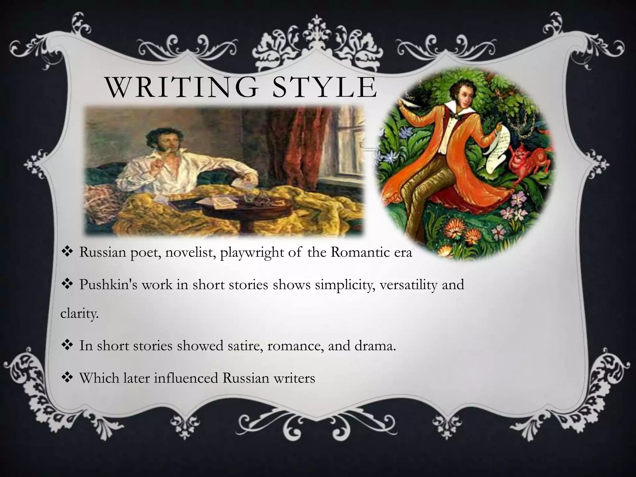 Eng 102 Alexander pushkin 6pm | PPTX