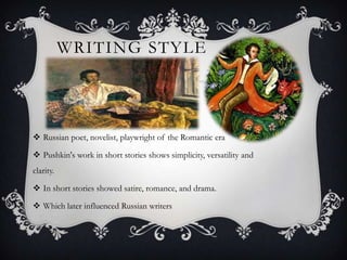 Eng 102 Alexander pushkin 6pm | PPTX