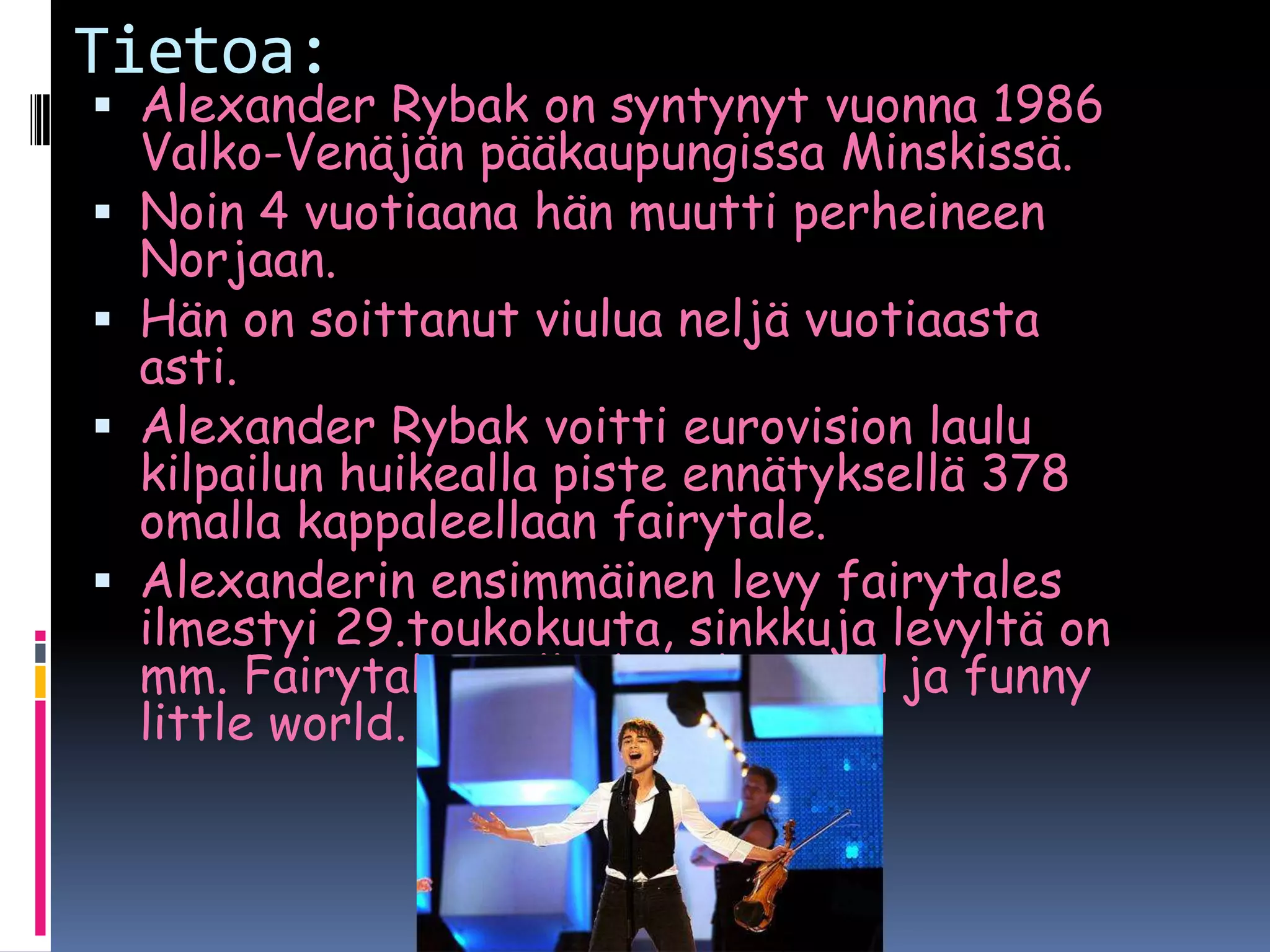Alexander Rybak! | PPTX