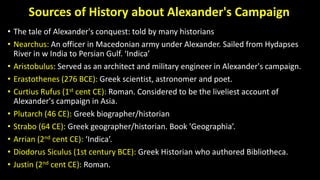 The invasion of Alexander of Macedonia in India | PDF