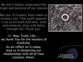 Creation Sabbath Prayer | PPT