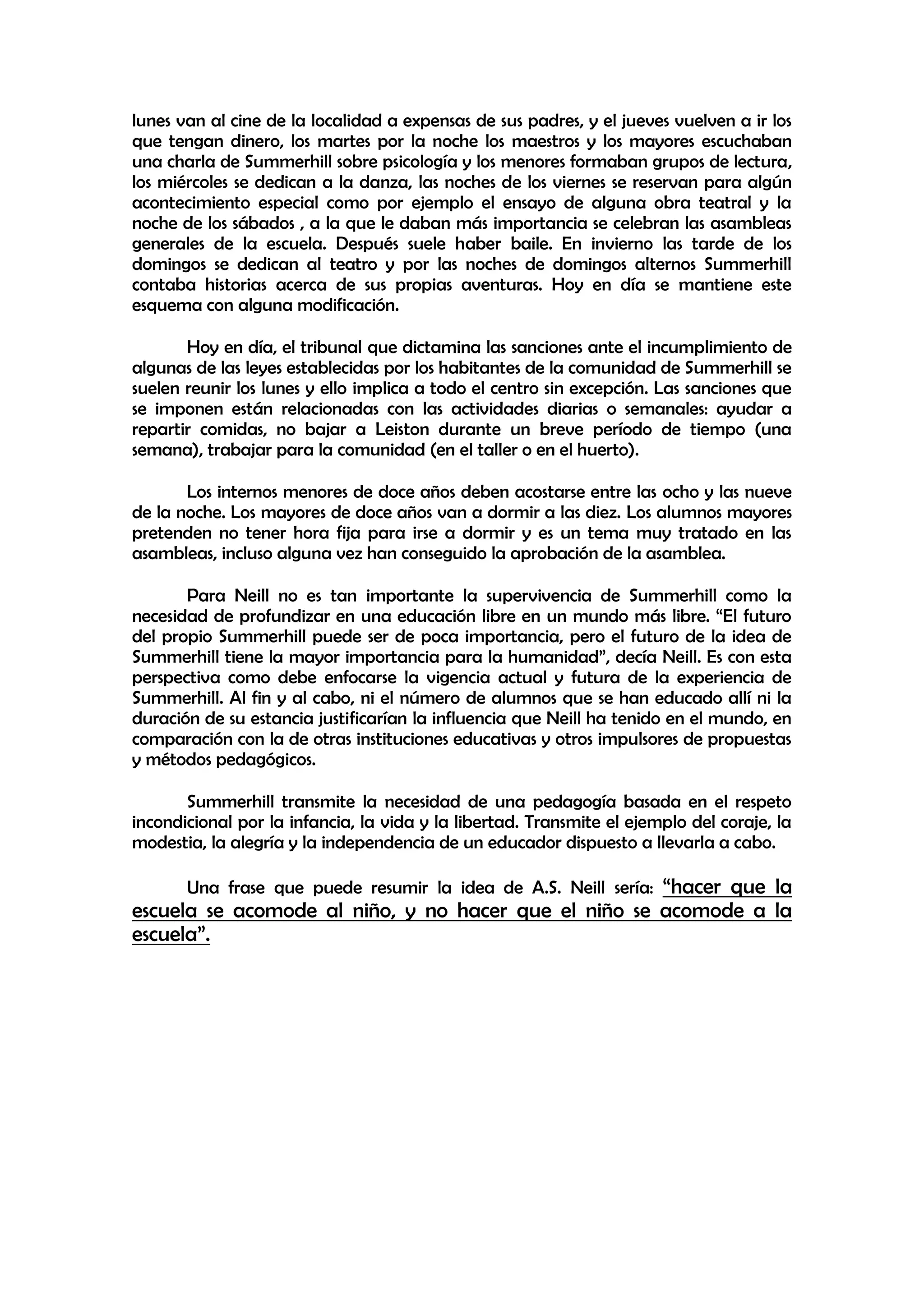 Alexander sutherland neill | DOCX | Education