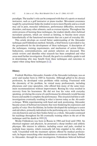 Alexander Technique and Feldenkrais Method.pdf