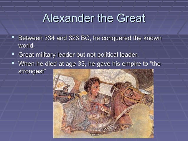 Alexander the great | PPT