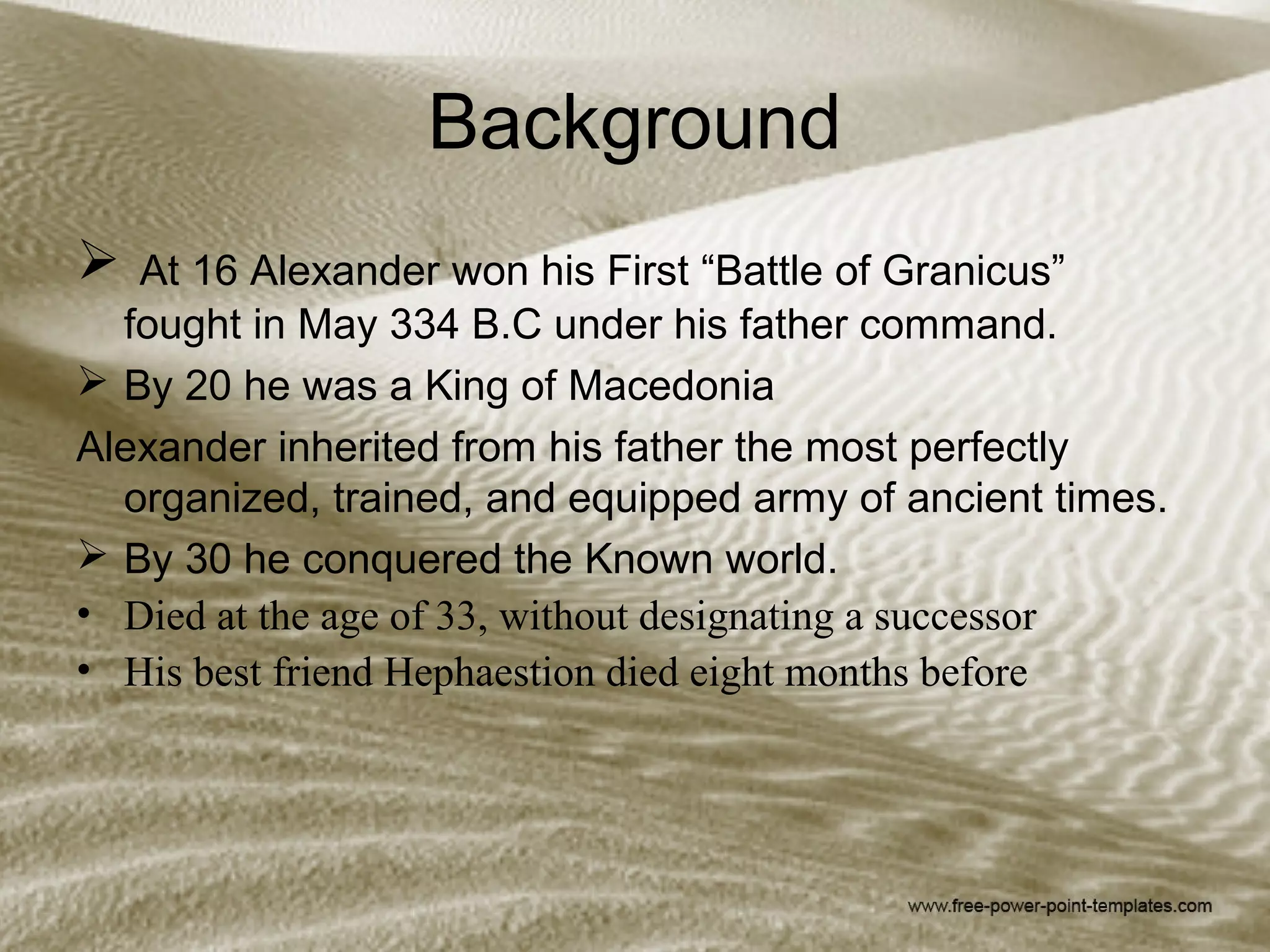 Alexander the great | PPT