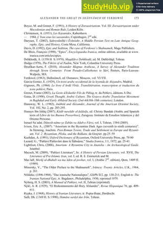 Alexander The Great In The Shahnameh Of Ferdowsi | PDF