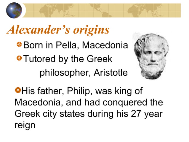 Alexander the great powerpoint | PPT | Alcoholic Beverages | Food & Drink