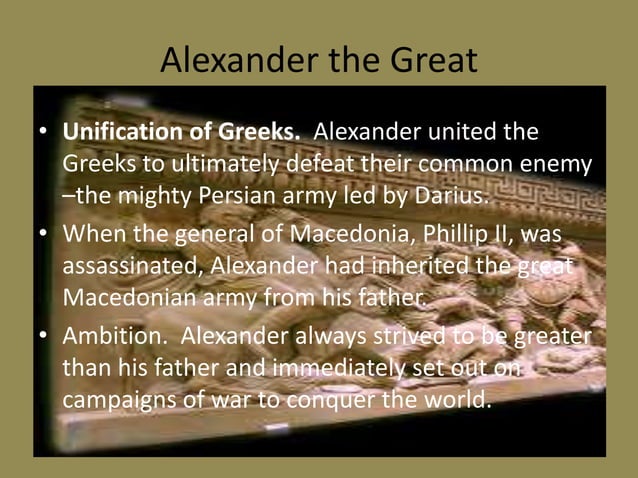 Alexander the Great | PPTX | Death, Injury, or Military Conflict ...