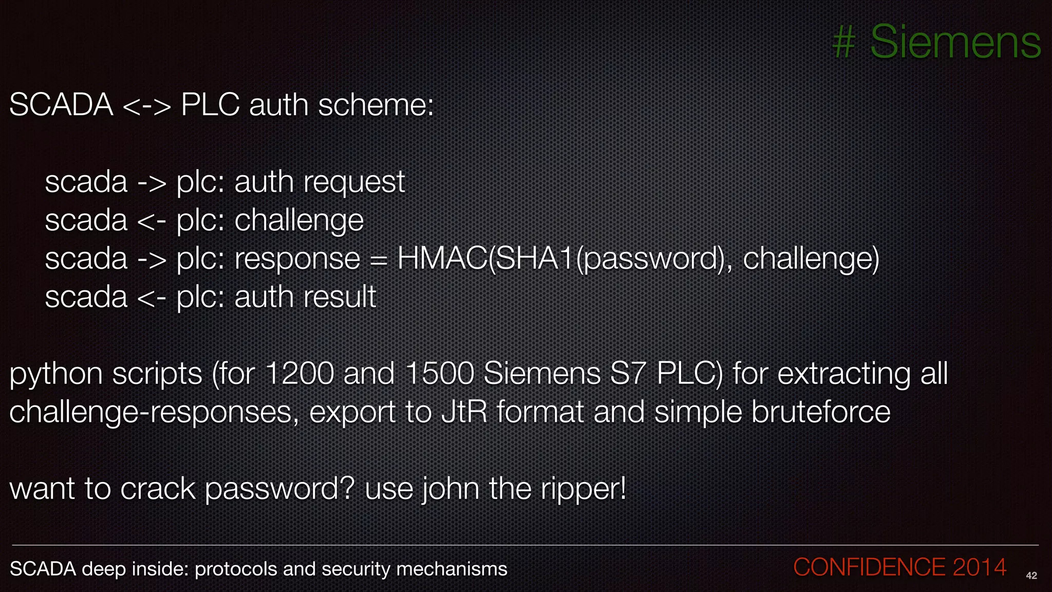 CONFidence 2014: Alexander Timorin: SCADA deep inside: protocols and security mechanisms | PDF