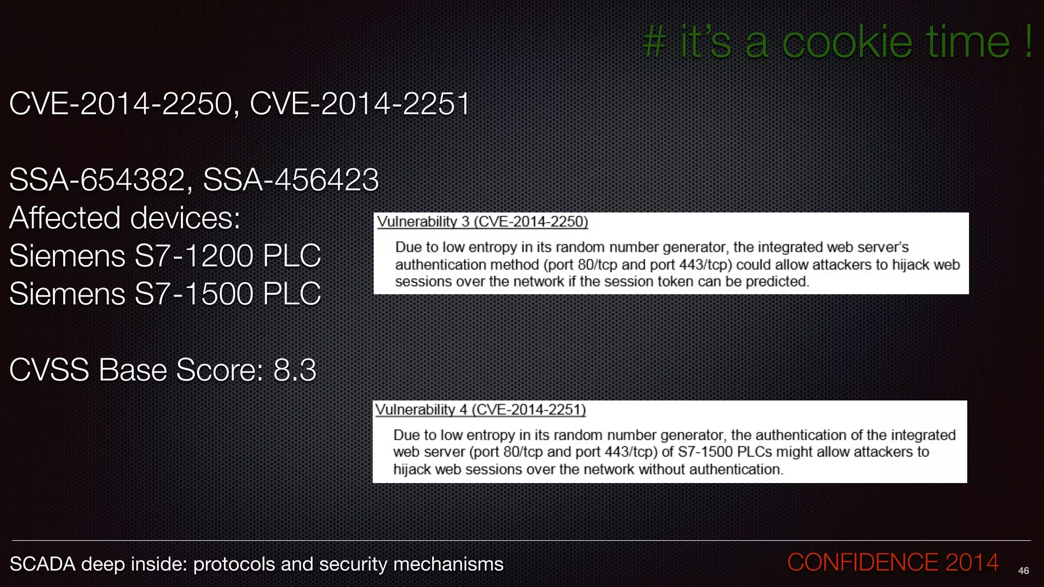 CONFidence 2014: Alexander Timorin: SCADA deep inside: protocols and security mechanisms | PDF
