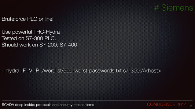 CONFidence 2014: Alexander Timorin: SCADA deep inside: protocols and ...