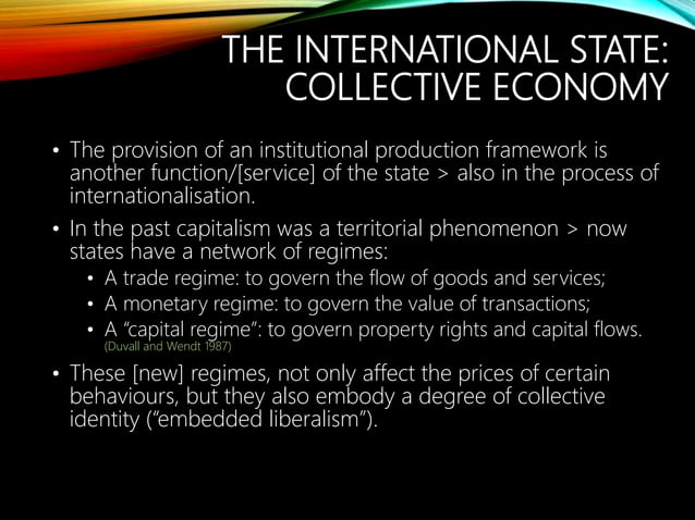 Collective Identity Formation and The International State | PPTX | Politics