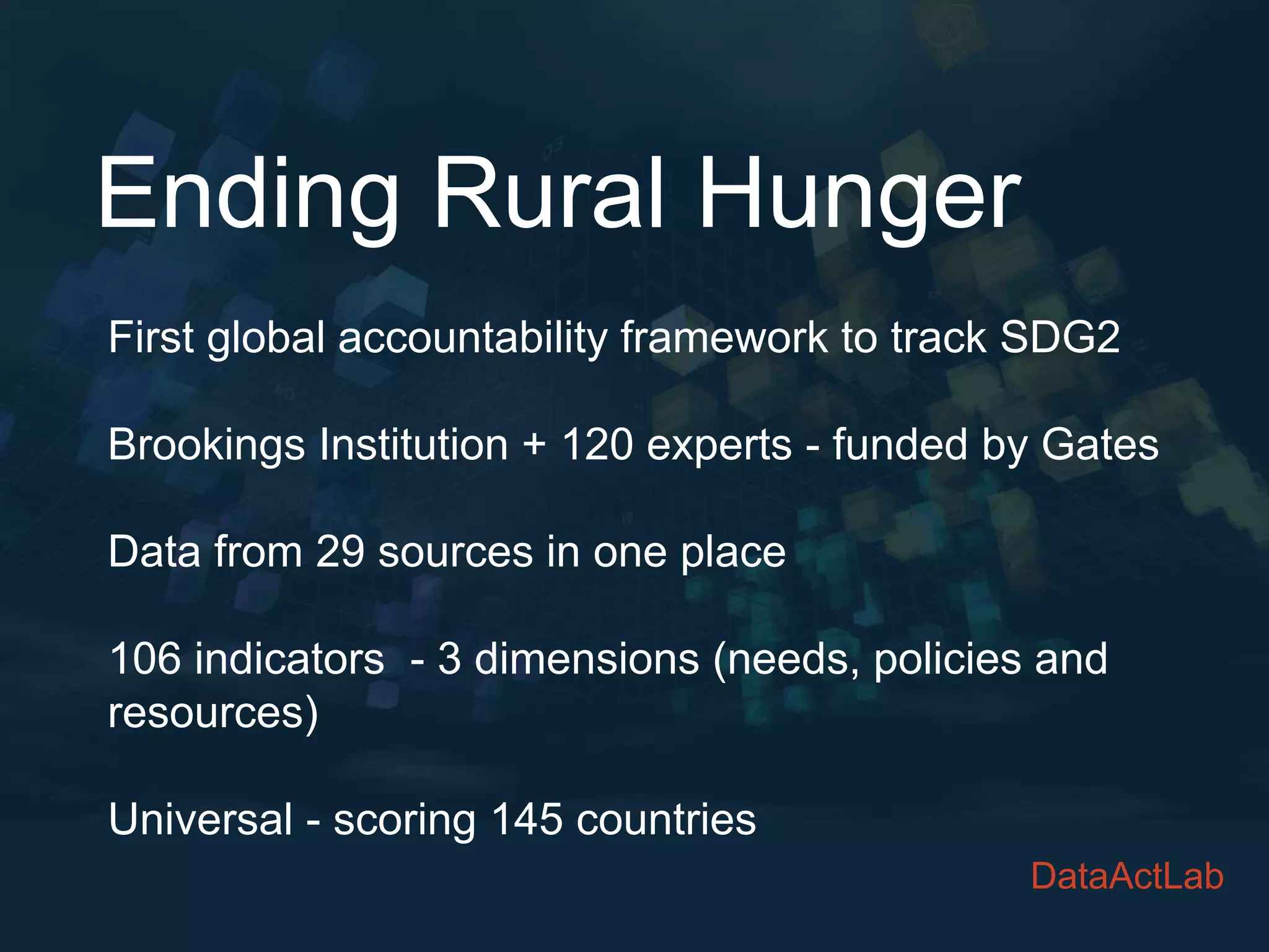 Alexandra Silfverstolpe - Ending Rural Hunger: Monitoring of SDG 2 | PPT