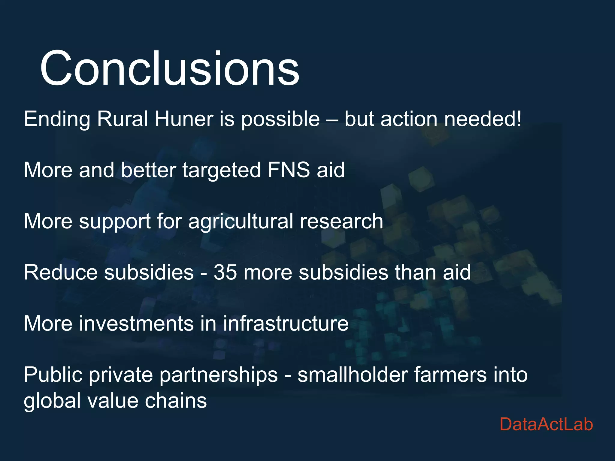Alexandra Silfverstolpe - Ending Rural Hunger: Monitoring of SDG 2 | PPT