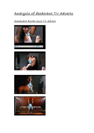Alexandra burke sure tv advert | PDF
