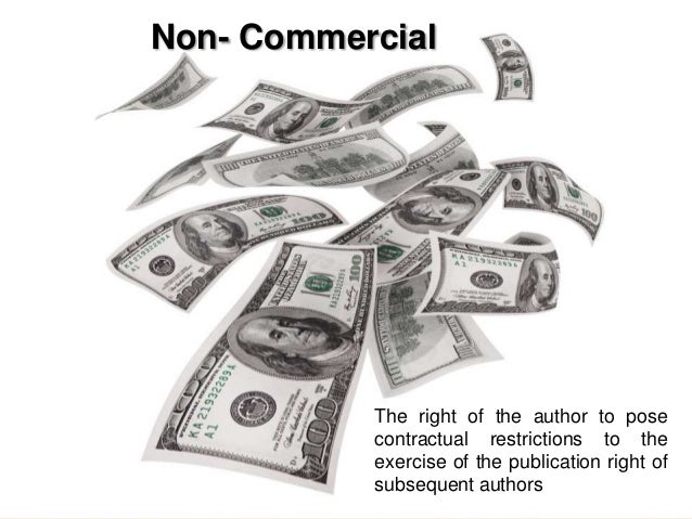 Moral rights and the Creative Commons licenses