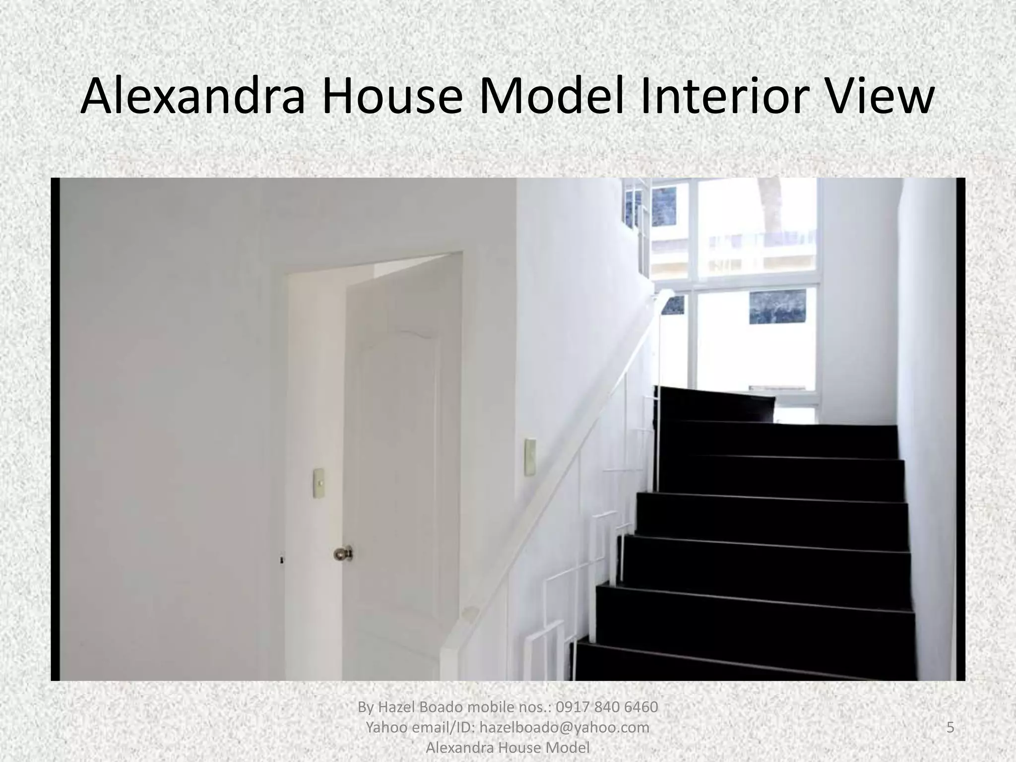 Alexandra house model by hazel boado | PPTX