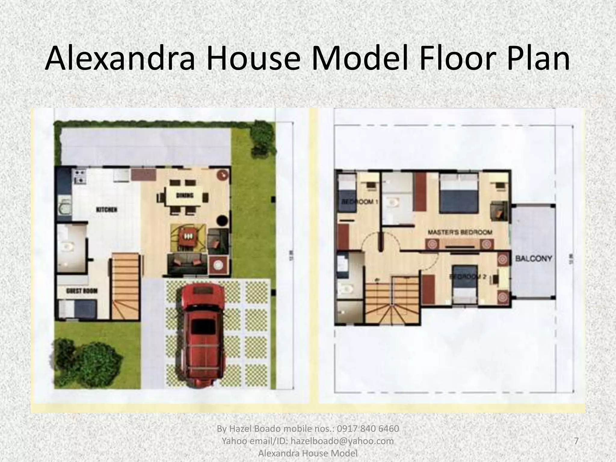 Alexandra house model by hazel boado | PPTX