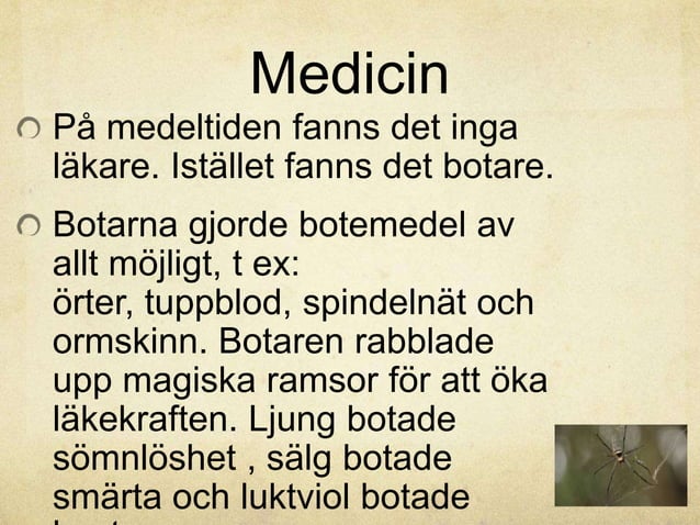 Alexandra & Melker F - sjukdomar på medeltiden | PPT