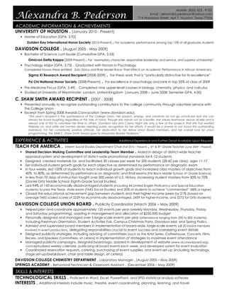 Resume | PDF | Professional School | Postgraduate Education