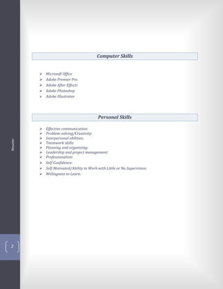 Alexandra ward cv | DOCX