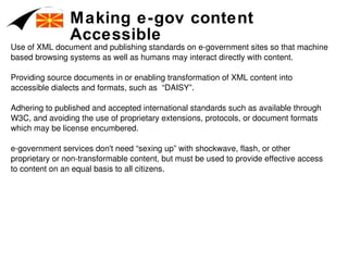 e-government services for the blind | ODP