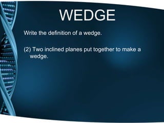 Simple Machines Student PPT sample1 | PPTX | Technology & Computing