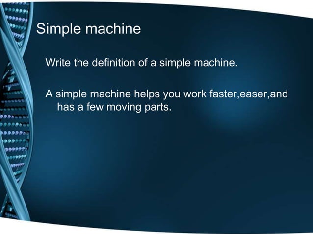 Simple Machines Student PPT sample1 | PPT