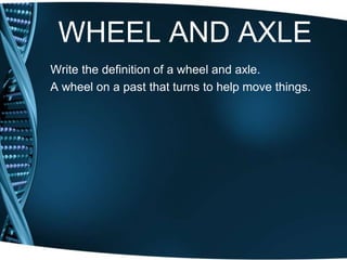 Simple Machines Student PPT sample1 | PPTX | Technology & Computing