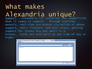 Alexandria Automation System | PPTX