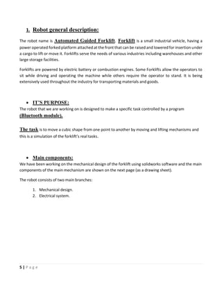 Automated Guided Forklift | PDF