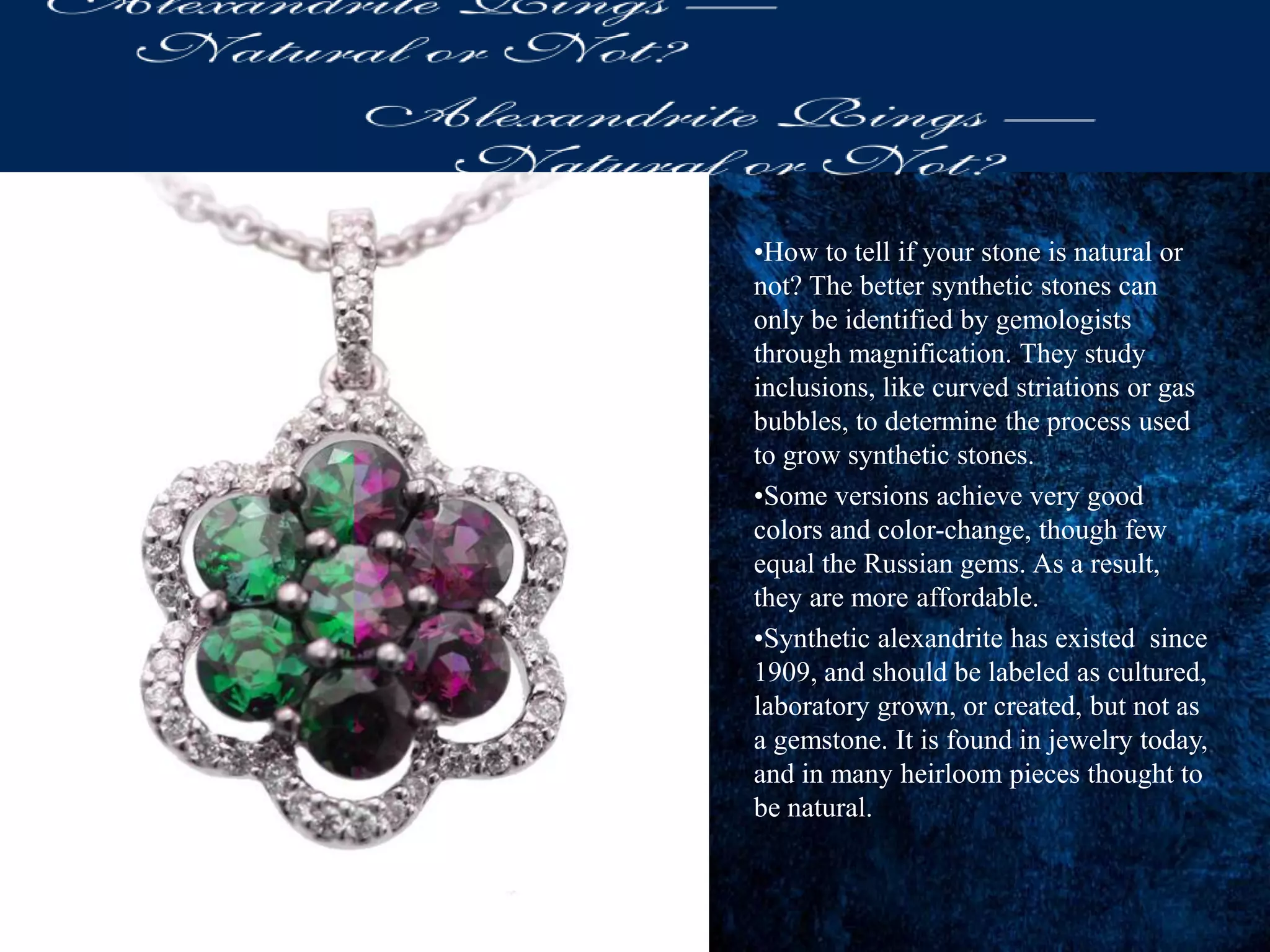 Alexandrite the royal russian gem | PDF