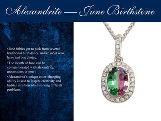 Alexandrite the royal russian gem | PDF