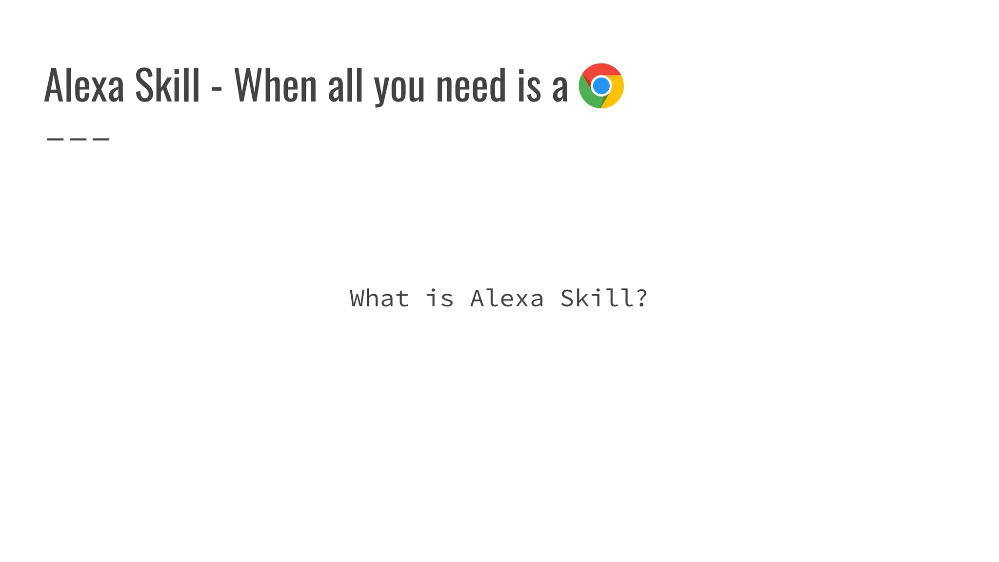 Alexa skills | PPT