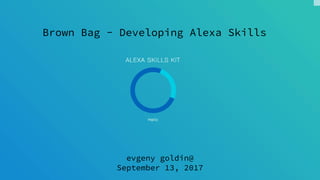Alexa skills | PPT