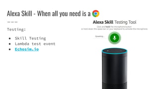 Alexa skills | PPT
