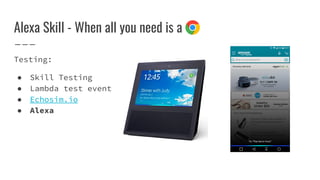 Alexa skills | PPT