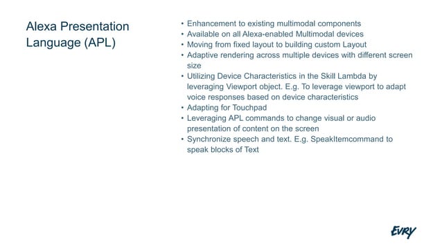 Alexa user group bangalore meetup - let us build multimodal skill | PPT