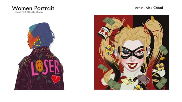 Alex Cabal - Portraiture Illustrator, Los Angeles | PDF