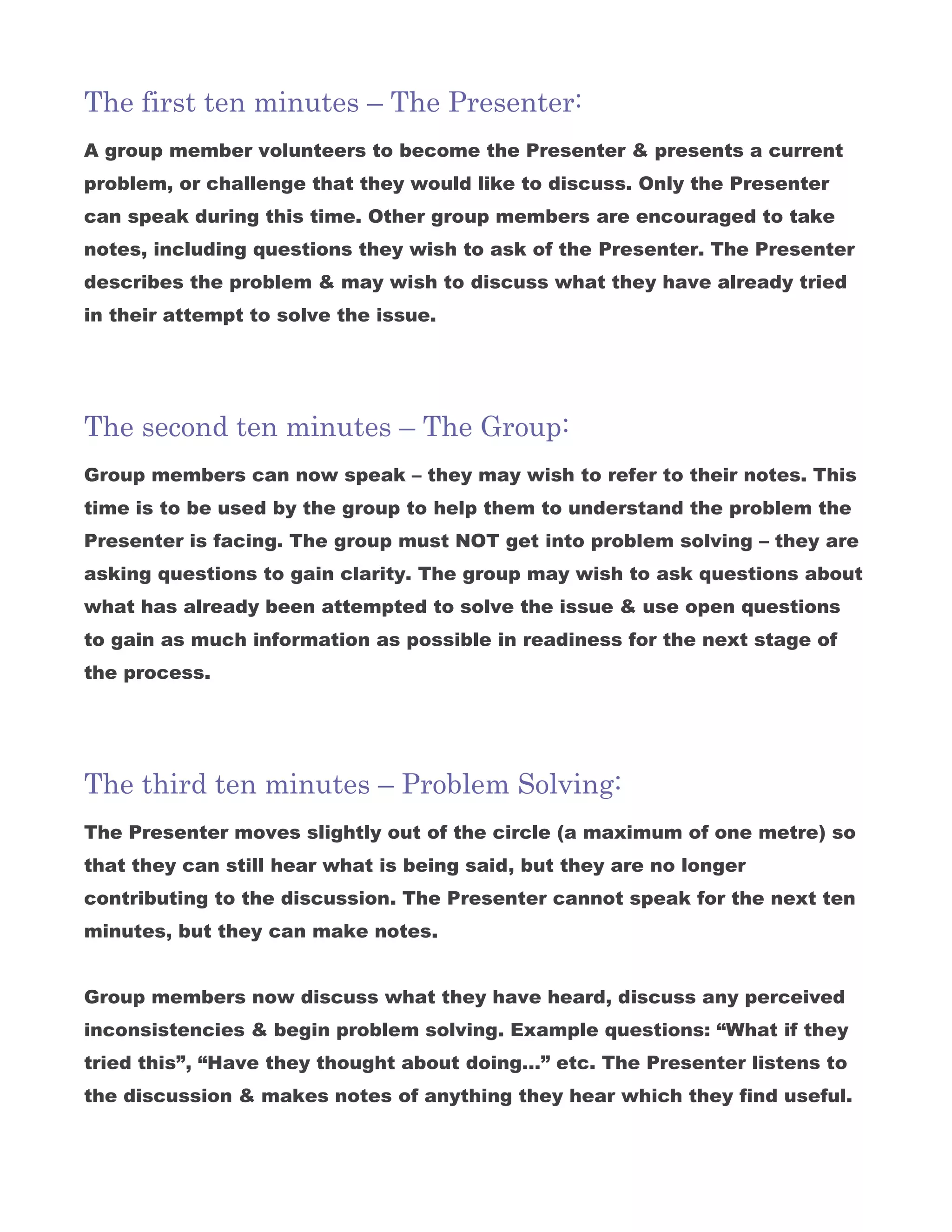 Alex Clapson - Action Learning Sets | PDF