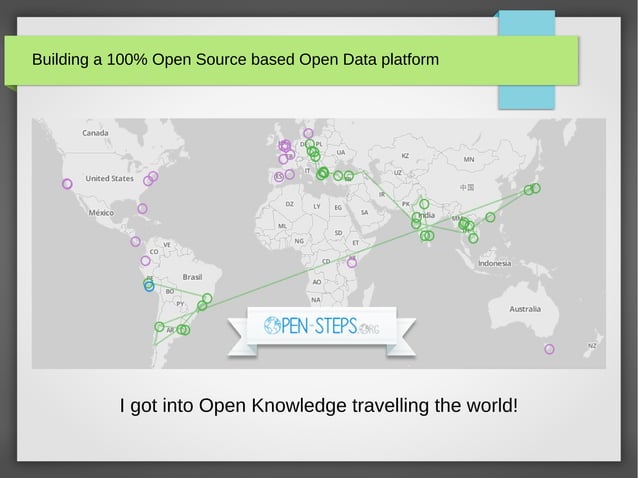 Alex Corbi building a 100 % Open Source based Open Data Platform | PPT