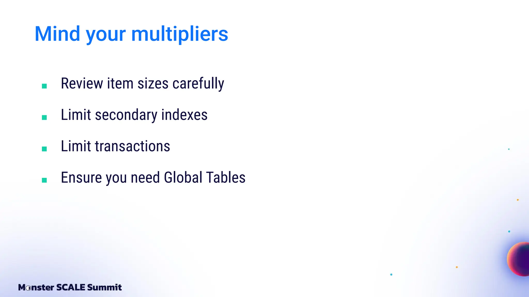 DynamoDB Cost Optimization Considerations and Strategies by Alex DeBrie | PDF
