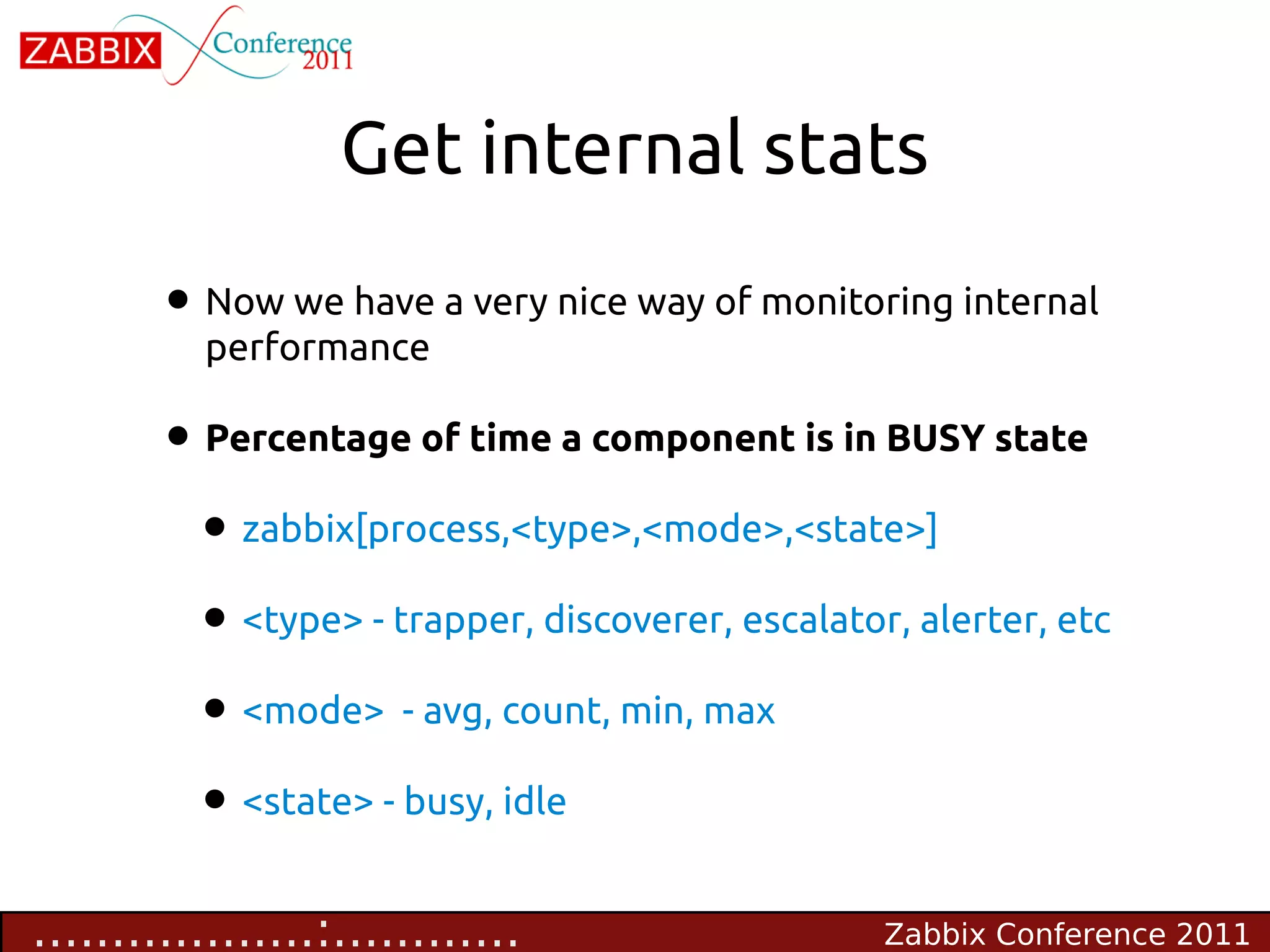 Zabbix Performance Tuning | PDF