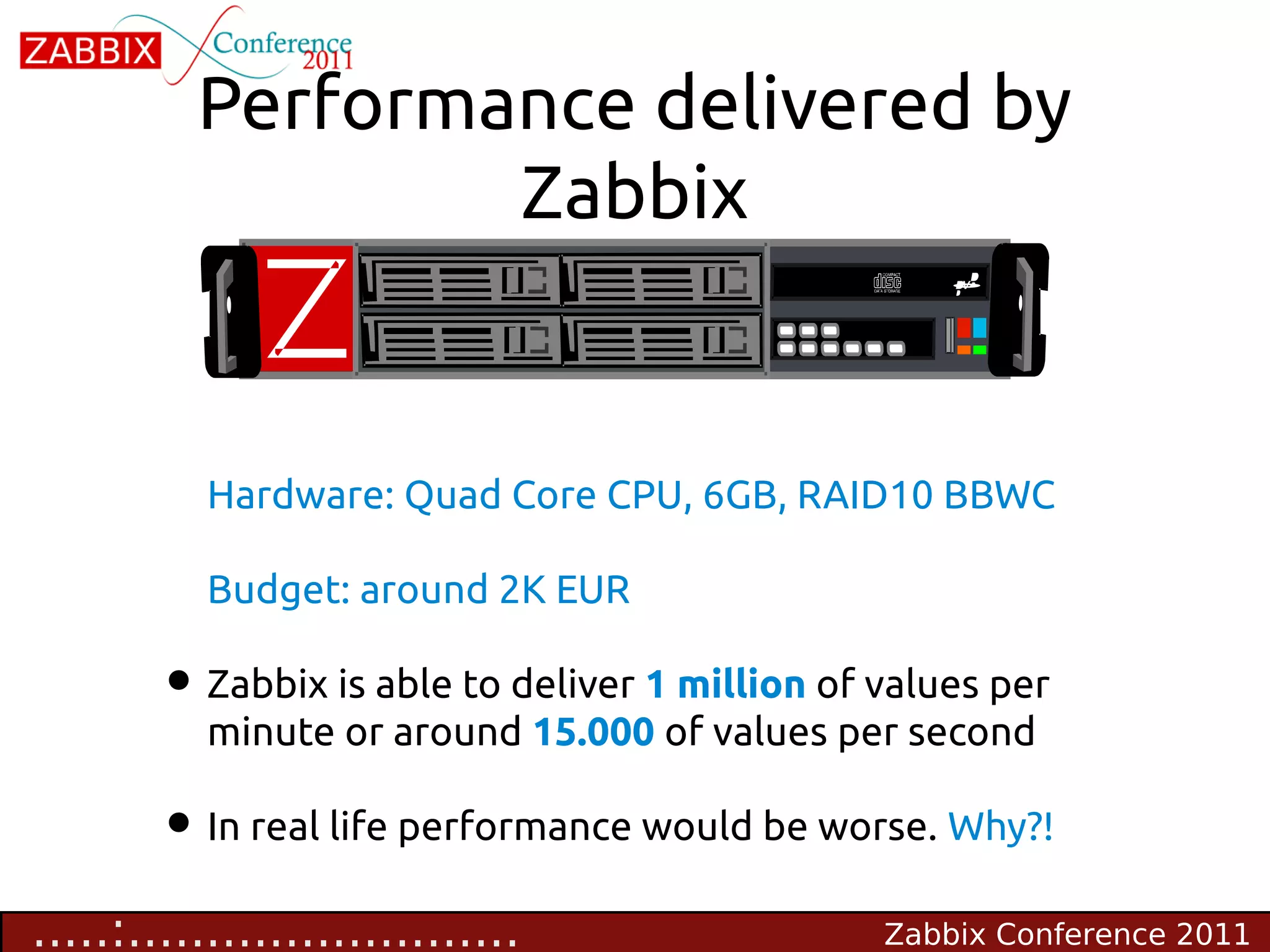 Zabbix Performance Tuning | PDF