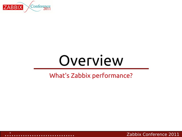 Zabbix Performance Tuning | PDF